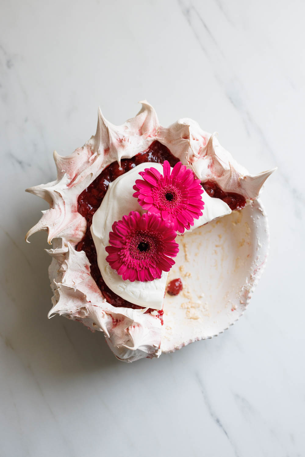 Cherry Angel Pie - ZoëBakes